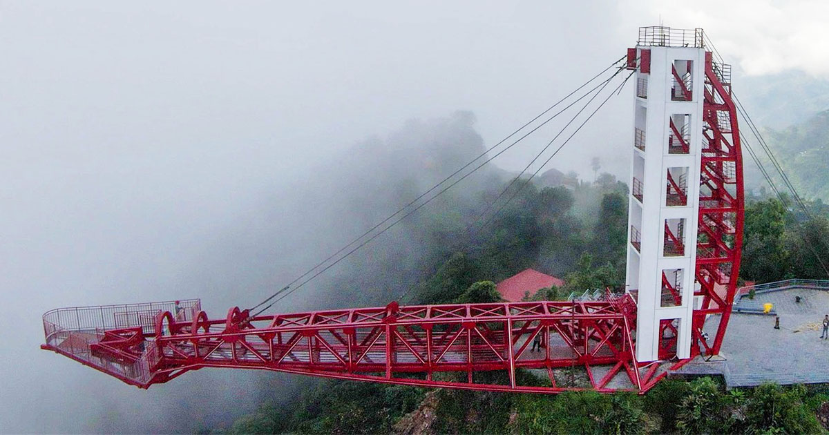 भेडेटारमा ‘स्काइ वाक टावर’ सञ्चालन, व्यवसायी उत्साहित | Nagarik News