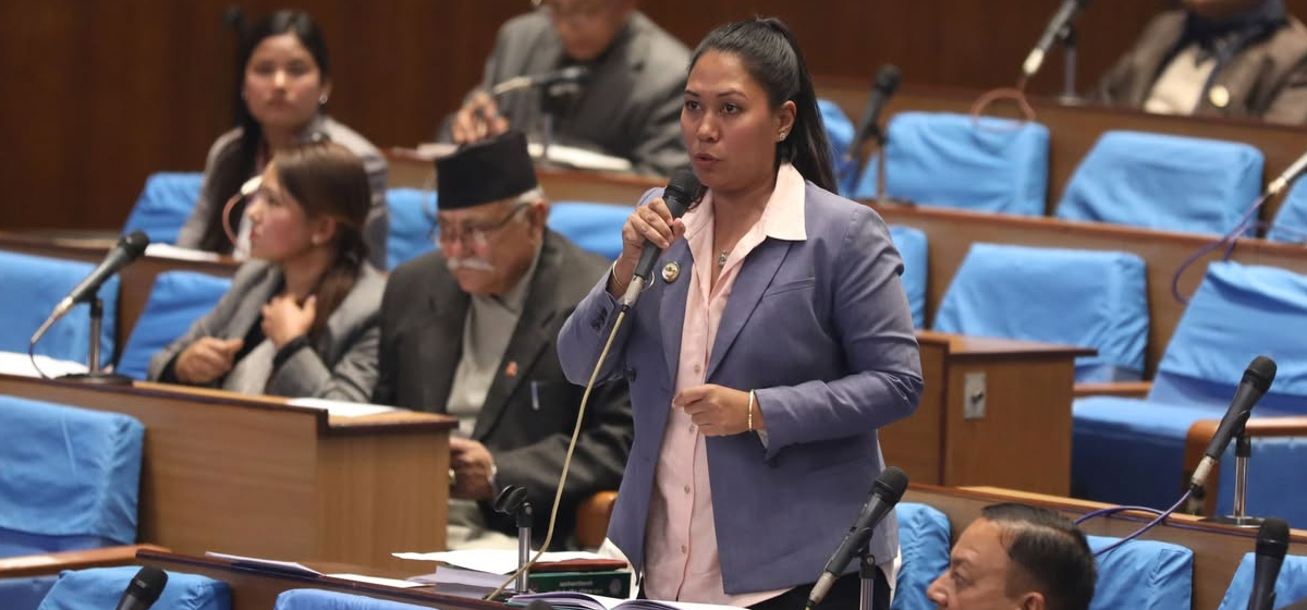 सुमनाले नेवार समुदायको चिहानको जग्गा कांग्रेसले हडपेको भनेपछि संसदमा ...